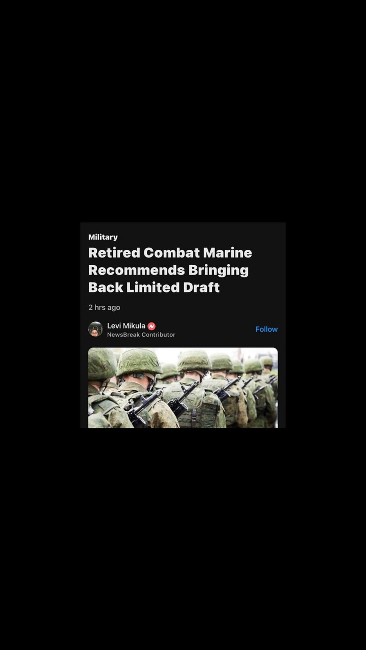 Draft for World War 3 Coming Soon - Men and - One News Page VIDEO