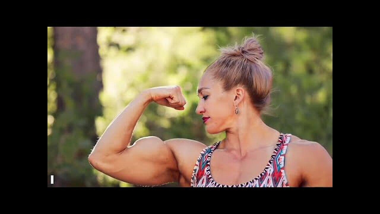 Lauren Quinn GYM Domination | Female Bodybuilder - One News Page VIDEO