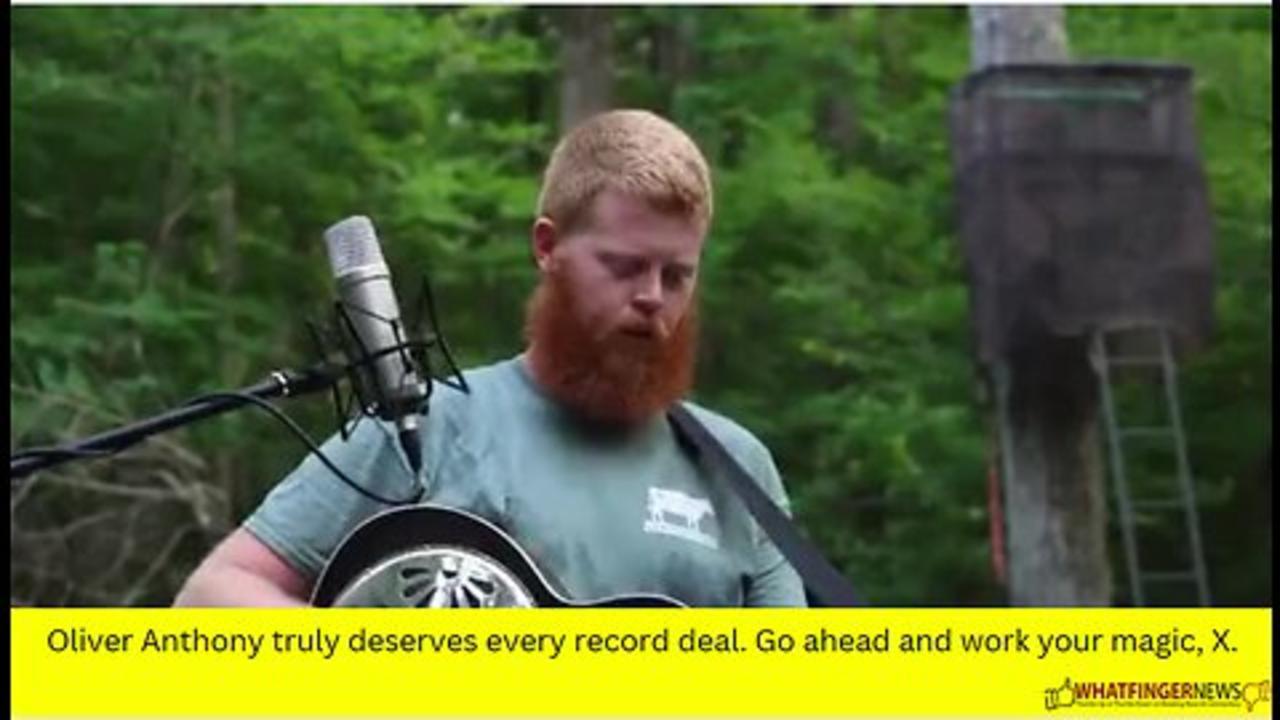 Oliver Anthony truly deserves every record deal. - One News Page VIDEO