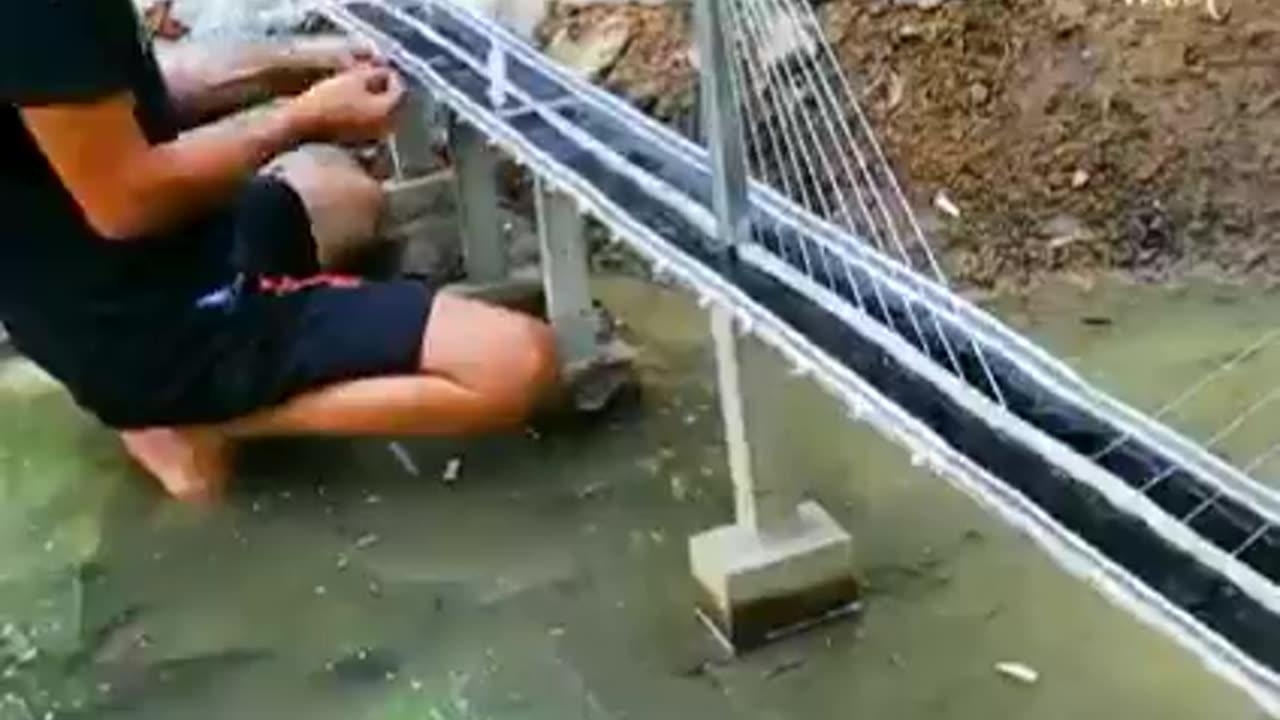Building a Mini cable-stayed bridge | Viral - One News Page VIDEO