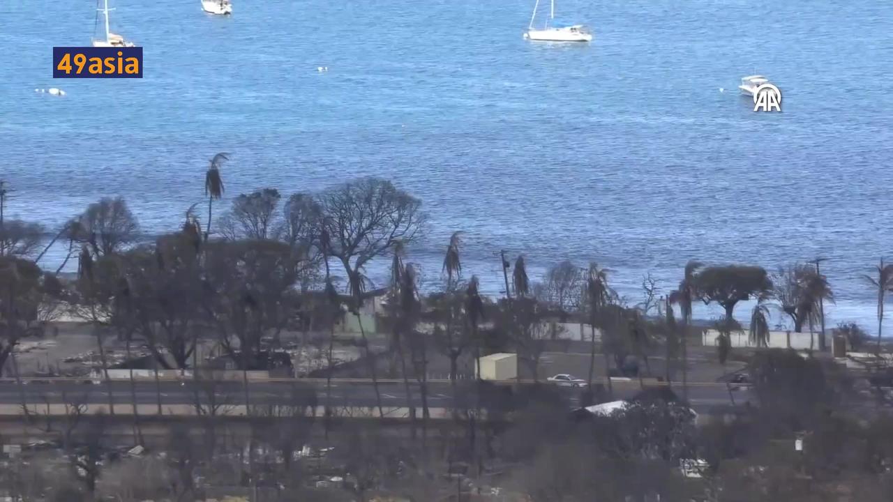 Hawaii , Maui Fire affected areas in Lahaina - One News Page VIDEO