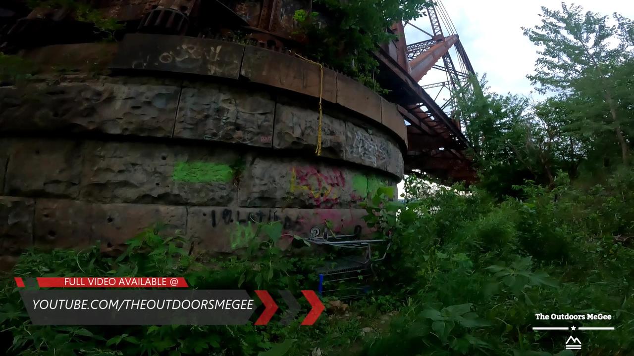 CAMPING 130 YEAR OLD TRAIN BRIDGE - One News Page VIDEO