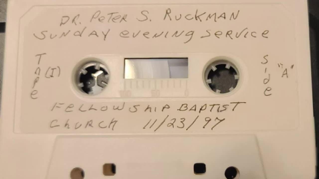 Dr Ruckman Q & A 1997 1611 KJV AV - One News Page VIDEO