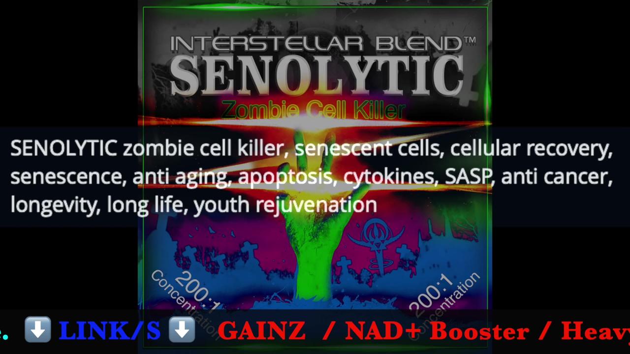 SENOLYTIC 'Senescent / Zombie Cell - One News Page VIDEO