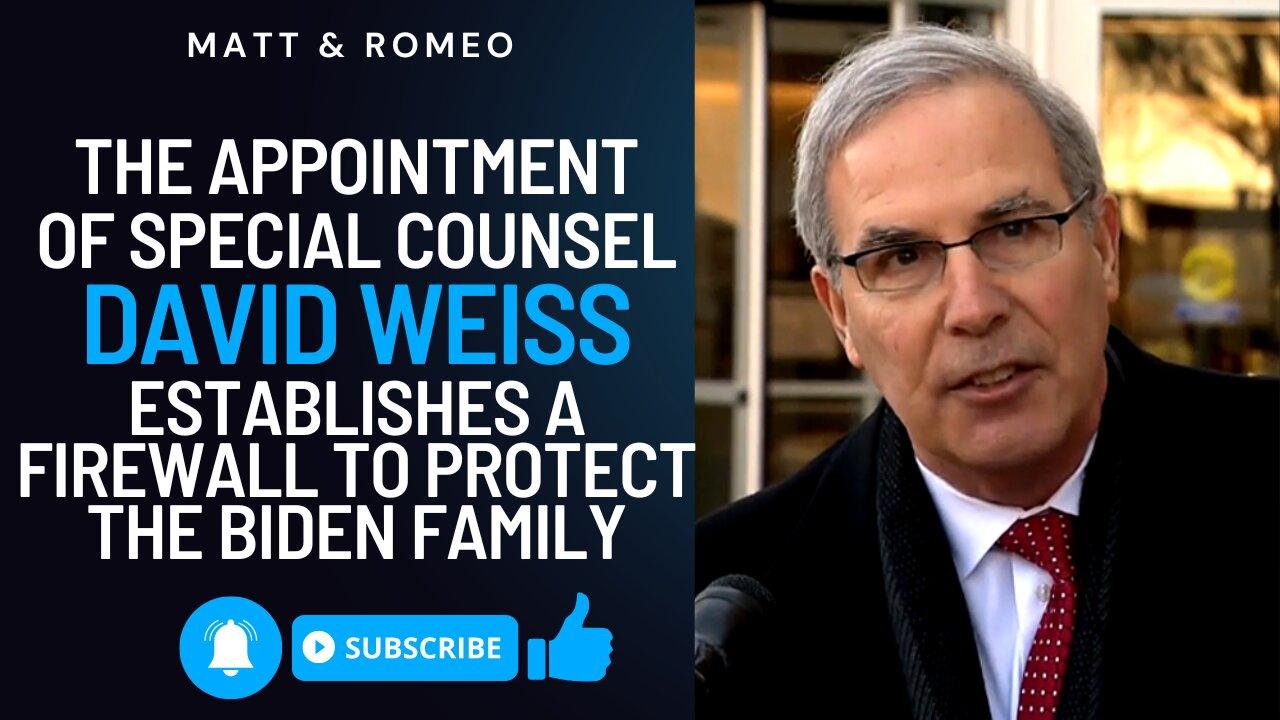 The Appointment Of Special Counsel David Weiss - One News Page VIDEO