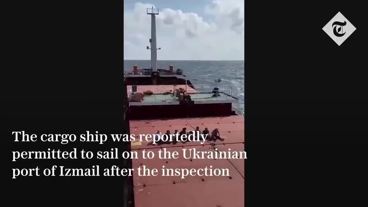 Russian commandos board Black Sea cargo ship on - One News Page VIDEO