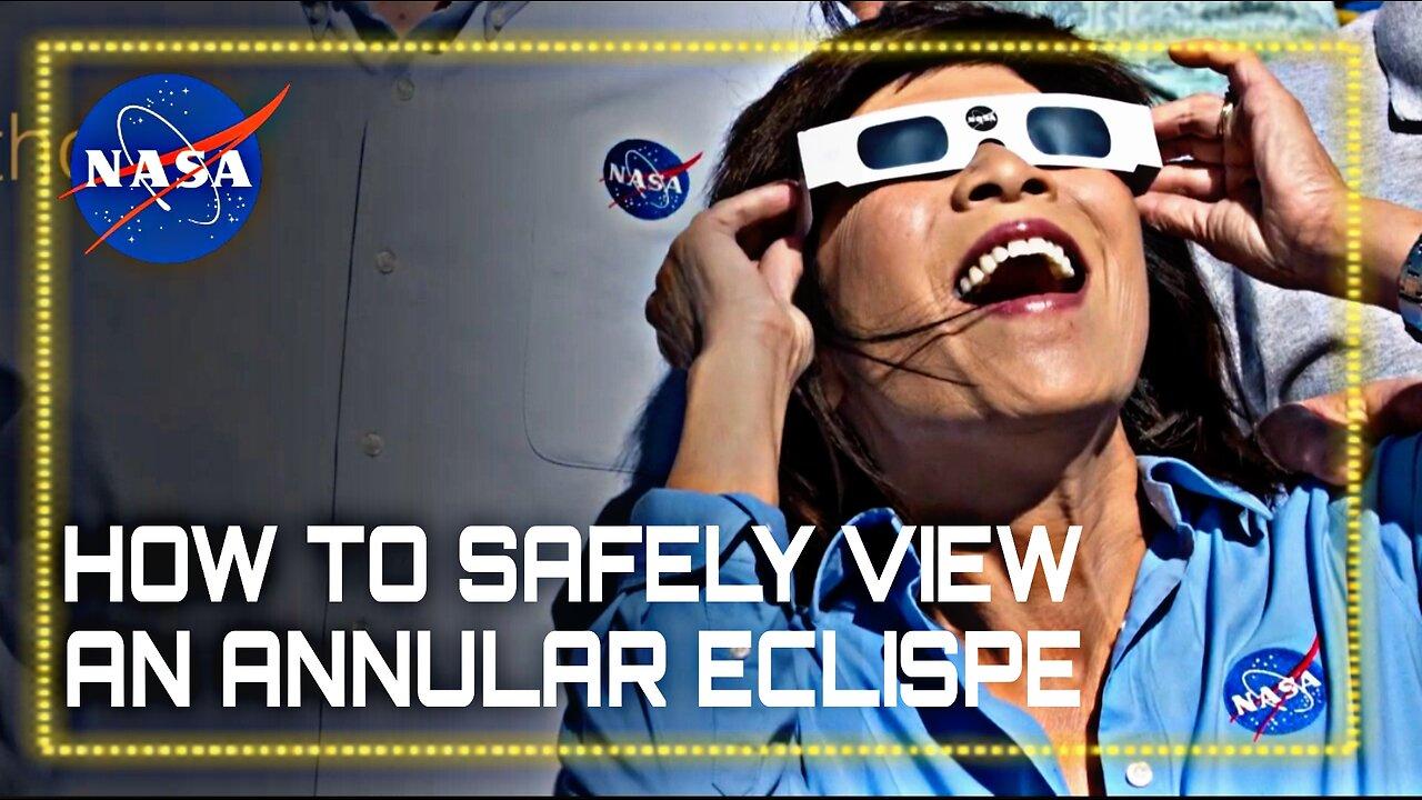 How To Safely View An Annular Eclipse One News Page Video