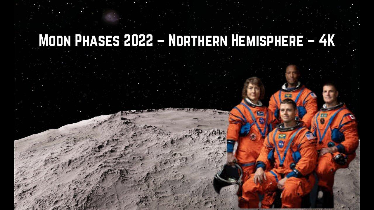 Moon Phases 2022 – Northern Hemisphere – 4K - One News Page VIDEO