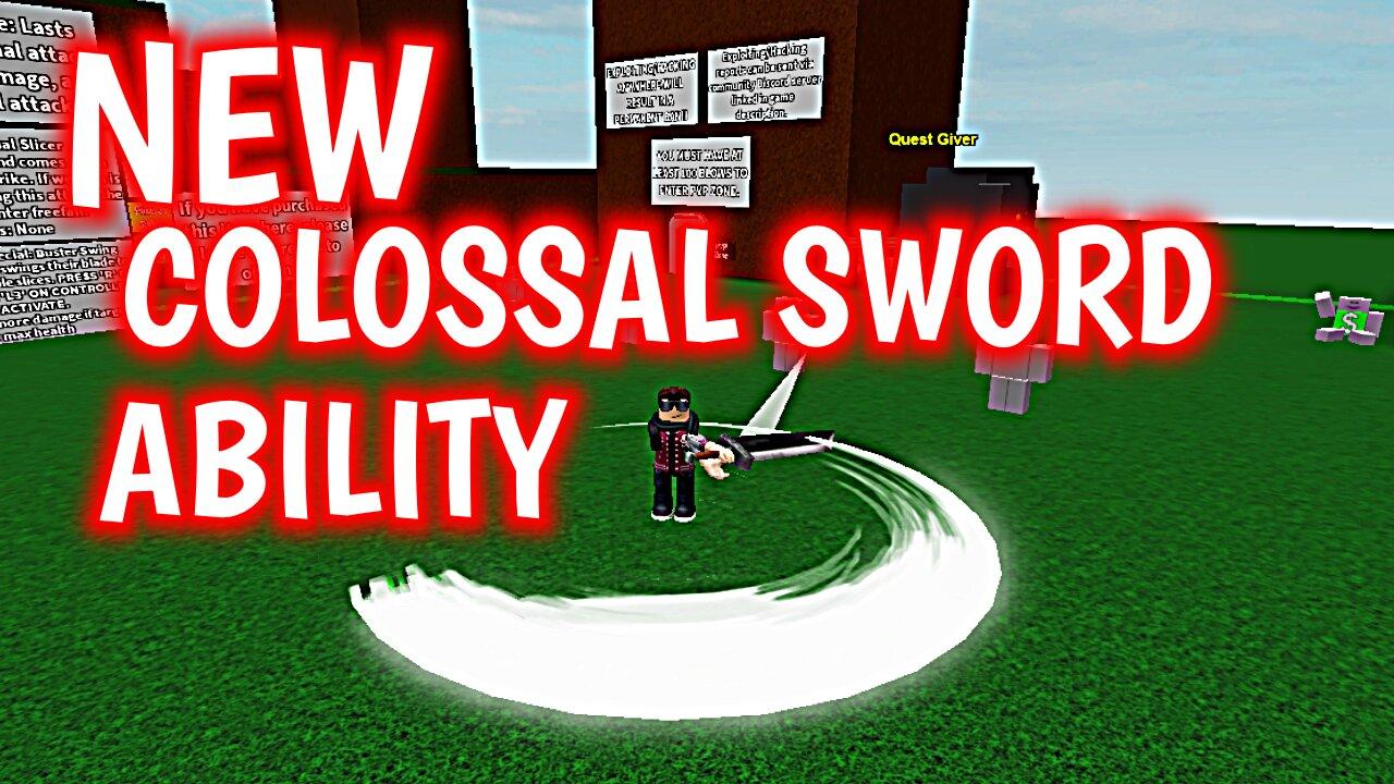 The brand new Colossal Blade ability in Beat Up - One News Page VIDEO