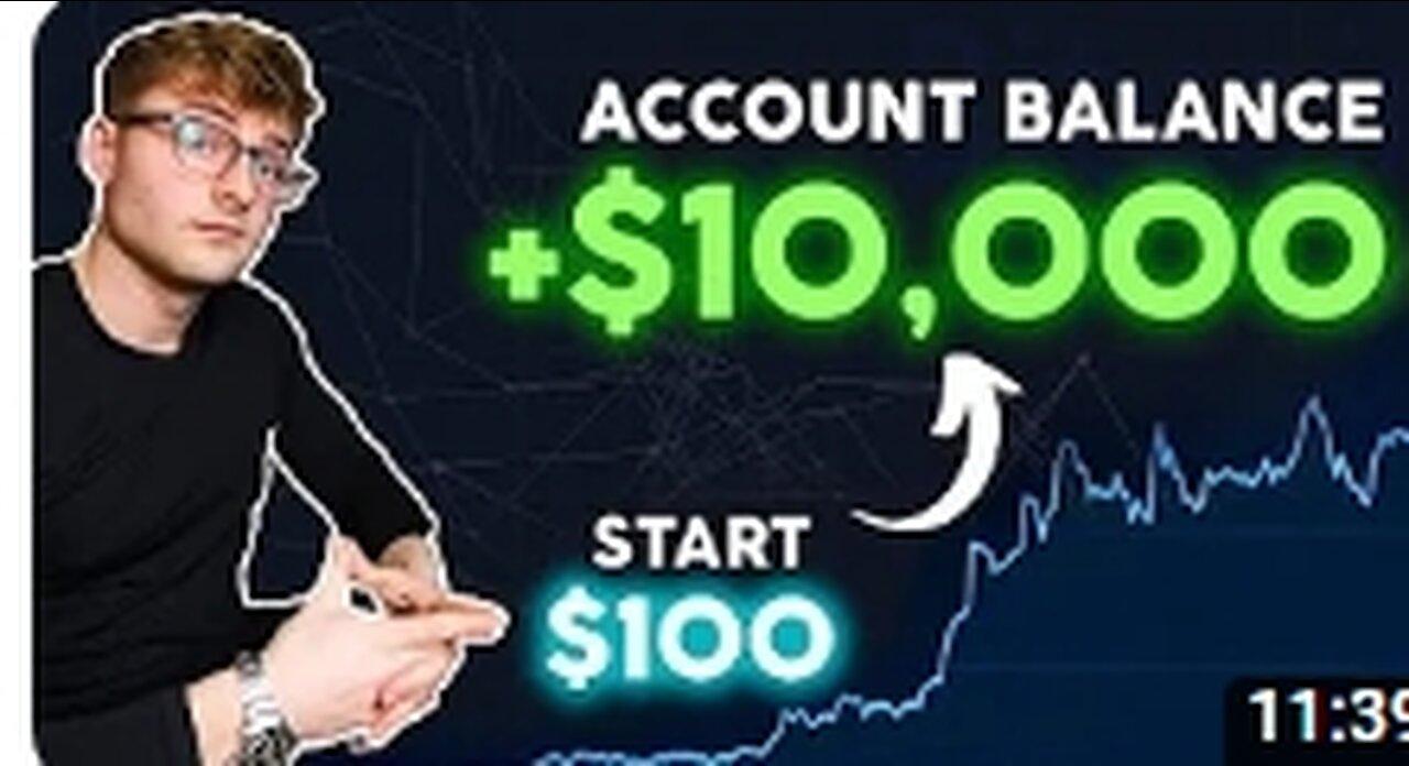 How To Grow $100 To $10,000 Trading Crypto In - One News Page VIDEO