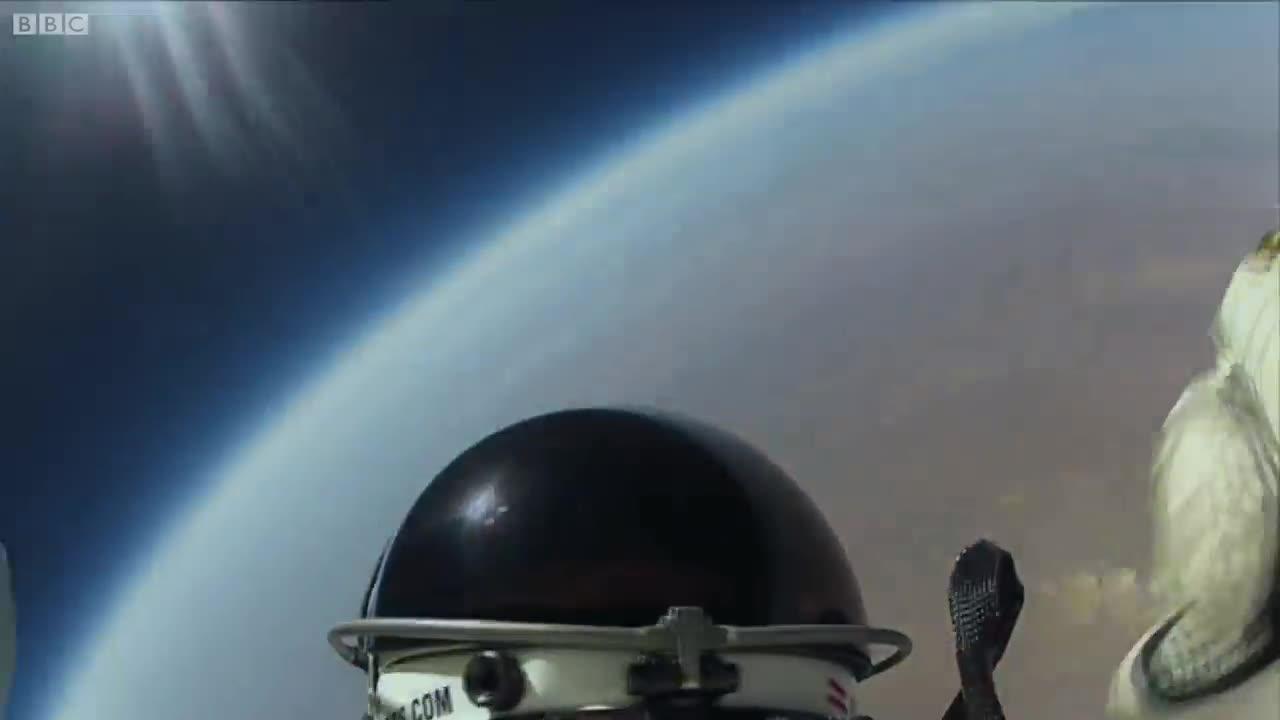 Jumping From Space_ - Red Bull Space Dive - BBC - One News Page VIDEO