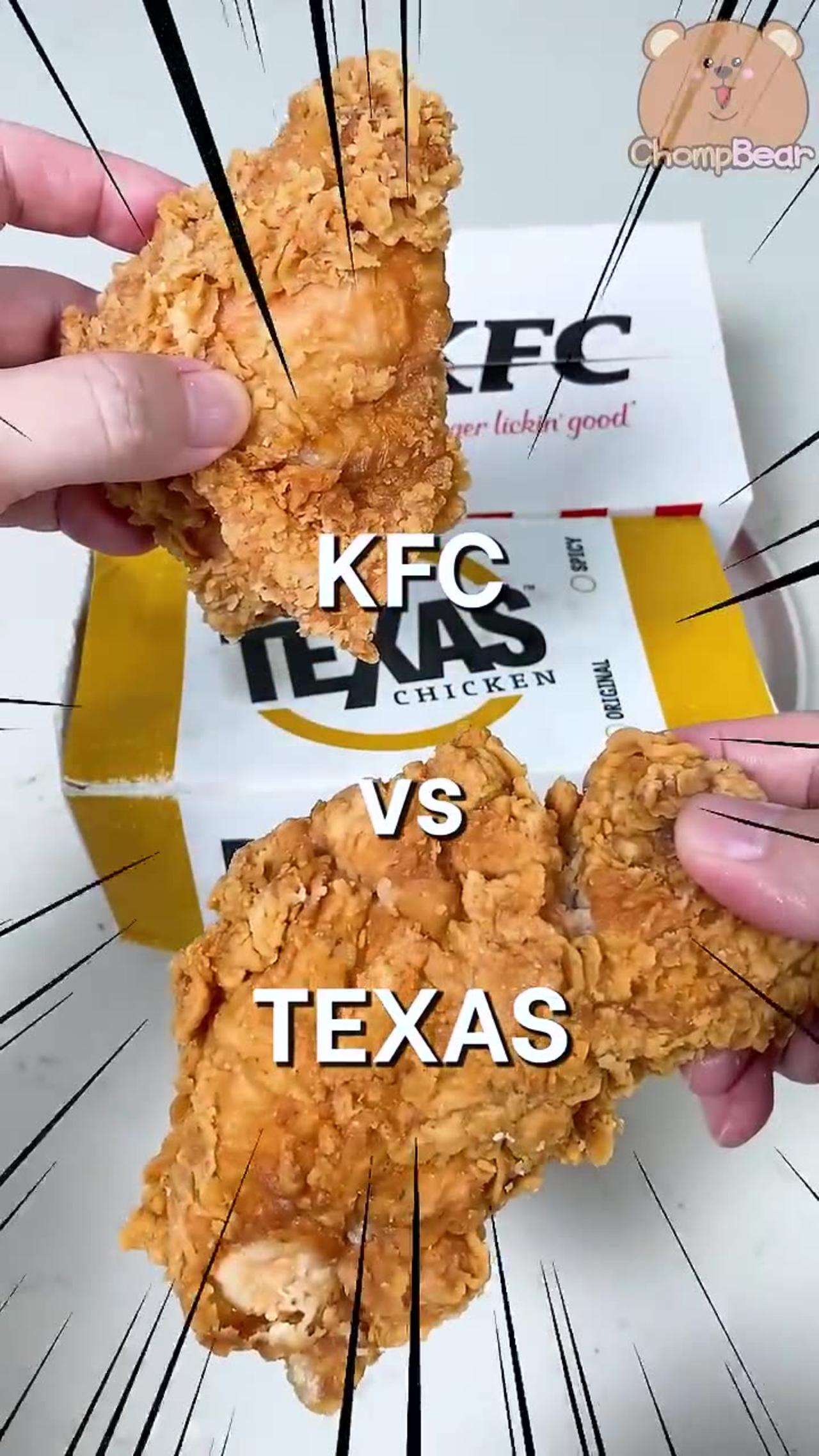 KFC VS TEXAS FRIED CHICKEN RECIPE - One News Page VIDEO