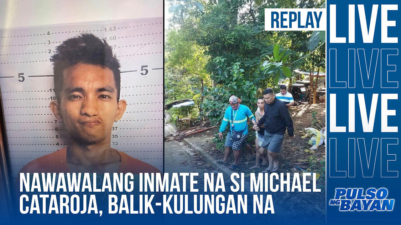 Nawawalang inmate na si Michael Cataroja, - One News Page VIDEO