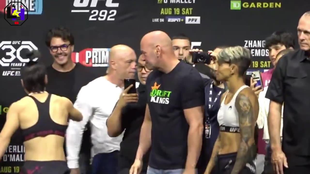 Encarada da Pesagem Oficial Weili Zhang vs - One News Page VIDEO