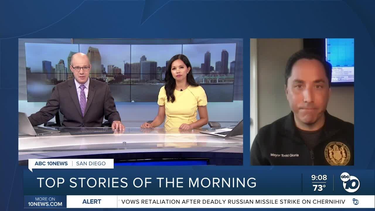 San Diego Mayor Todd Gloria speaks on Tropical - One News Page VIDEO