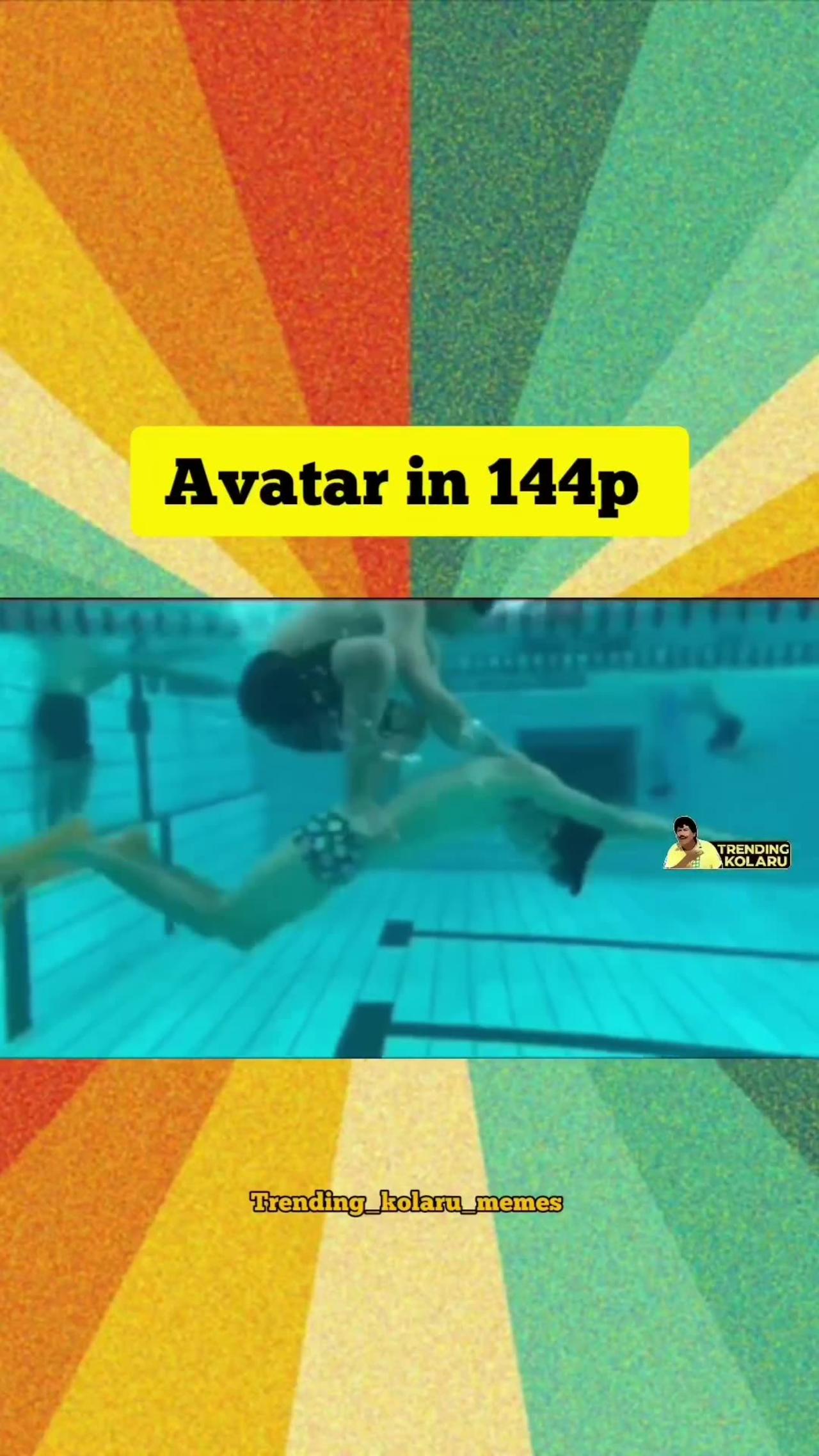 Avatar in 144p 🤣🤣 watch the full video - One News Page VIDEO