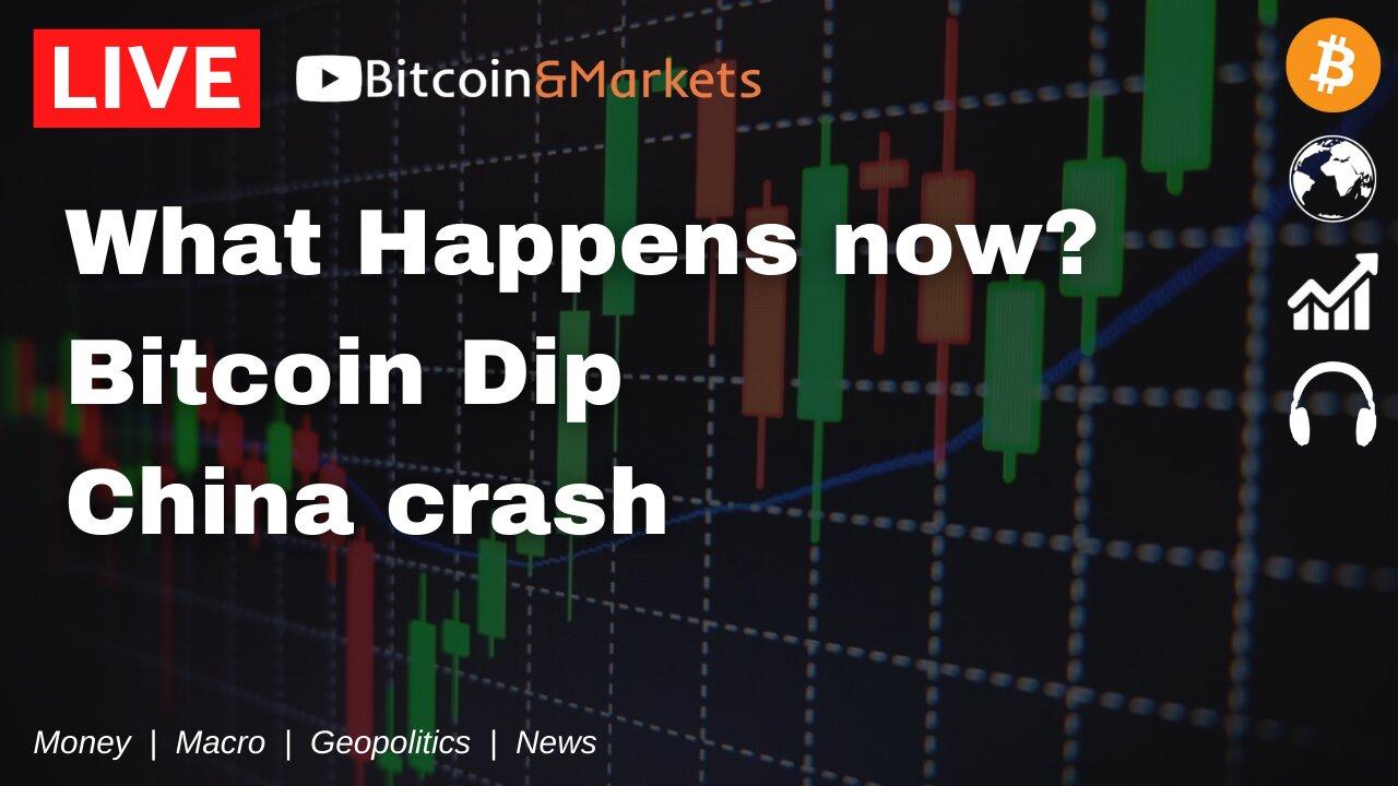 What Happens now? #Bitcoin Dip, China crash - One News Page VIDEO