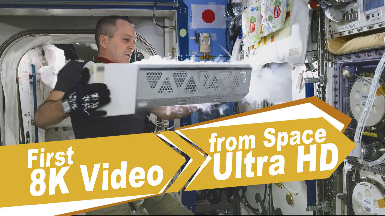 First 8K Video from Space - Ultra HD - One News Page VIDEO