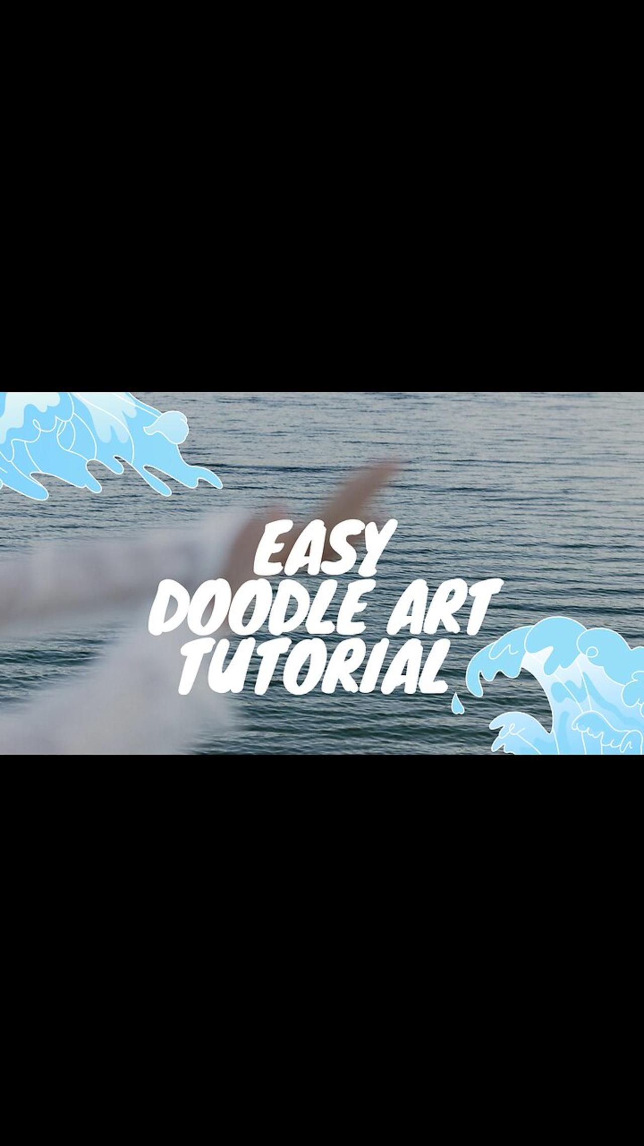 Easy doodle tutorial for beginners - One News Page VIDEO