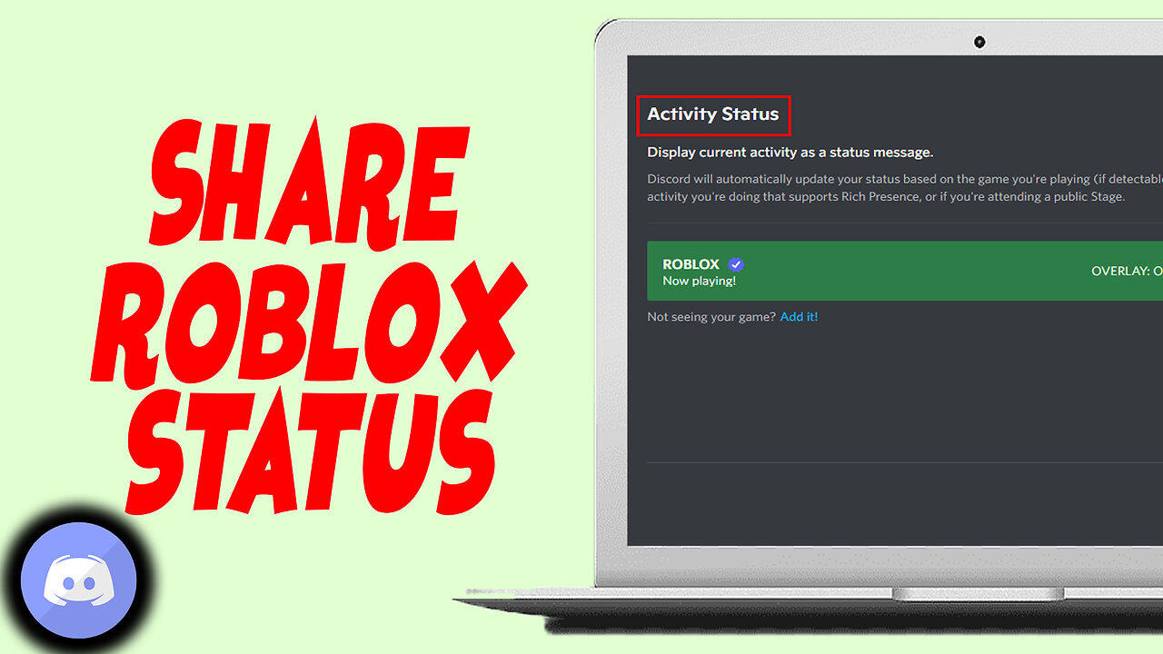 How To Add Roblox To Discord Status - One News Page VIDEO