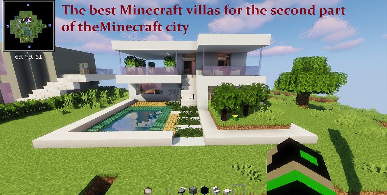 The second part of building a Minecraft villa - One News Page VIDEO