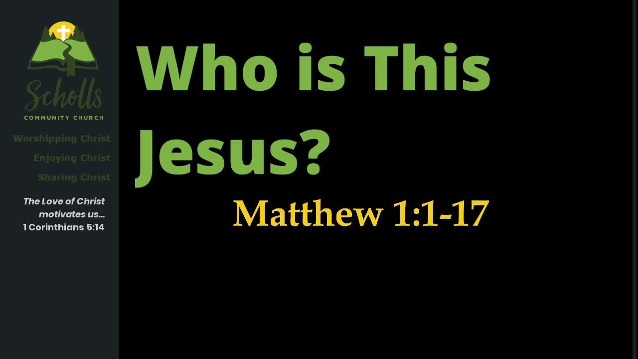 Who is This Jesus? - One News Page VIDEO