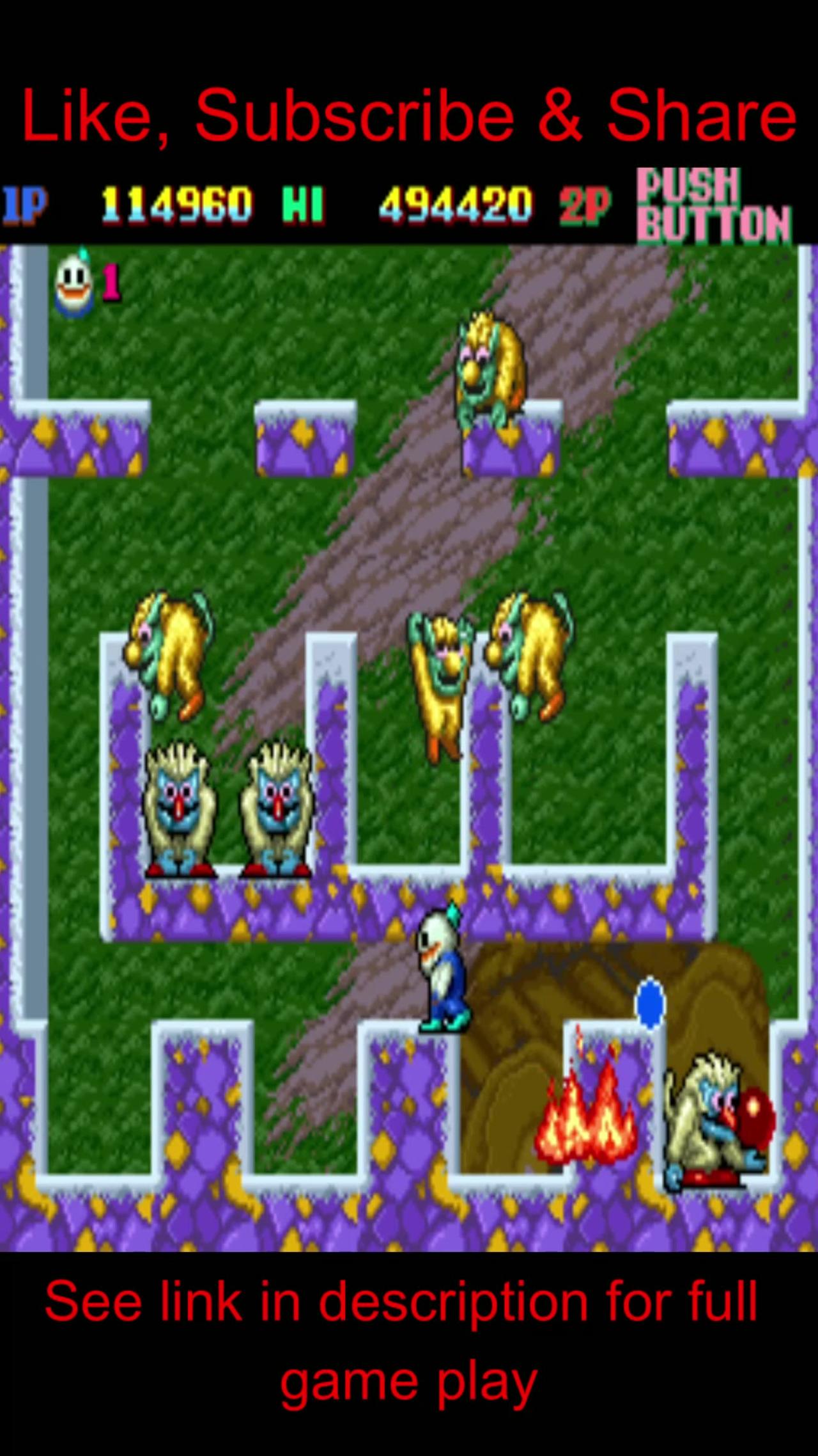 Snow Bros Level 39 | Gameplay | Online game | - One News Page VIDEO