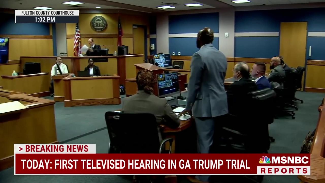 First televised hearing in Trump criminal trial - One News Page VIDEO