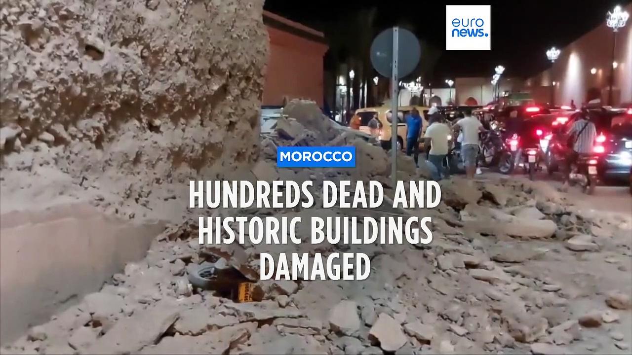 Huge earthquake in Morroco kills hundreds and - One News Page VIDEO