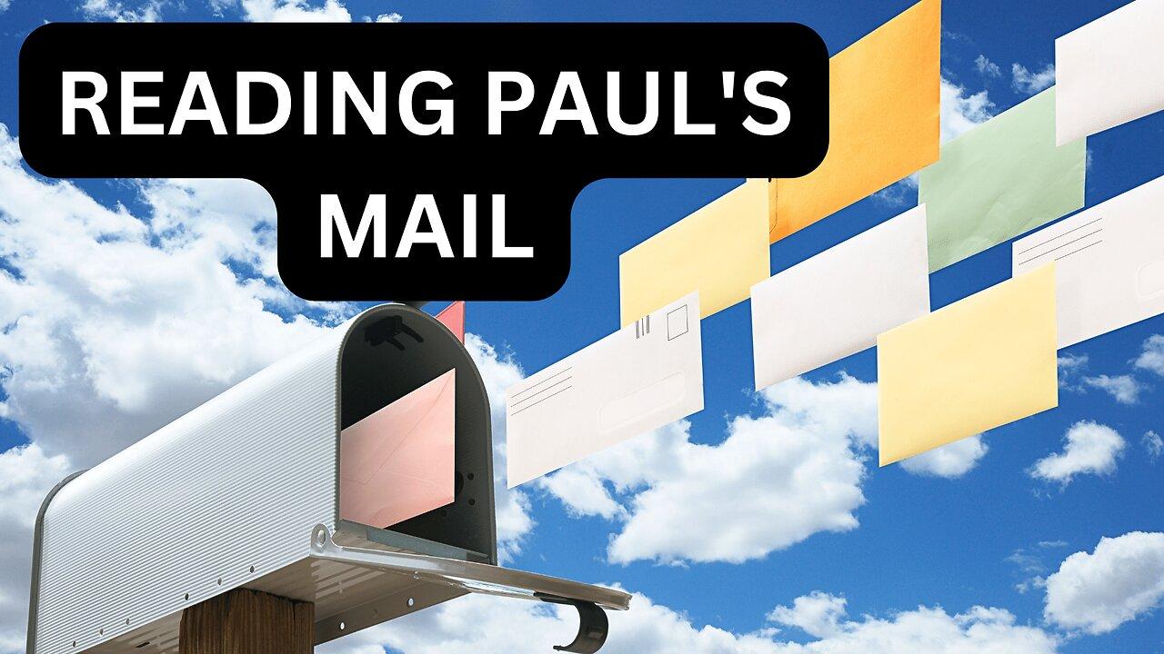 Reading Paul's Mail Update - One News Page VIDEO