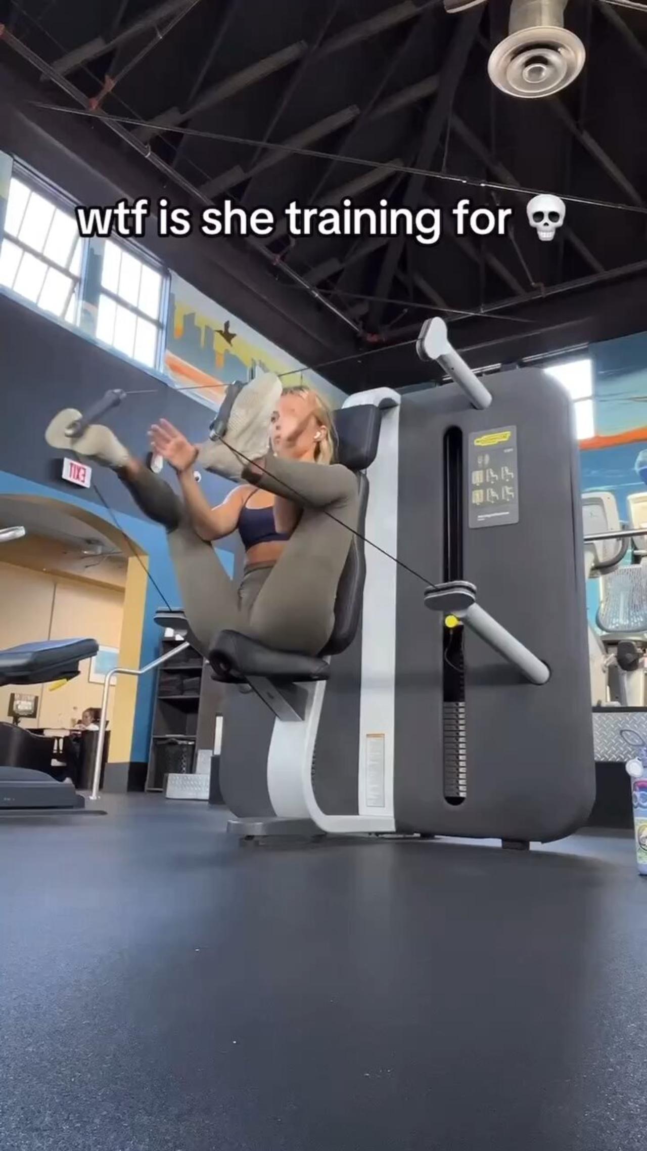 WTF 😬 is she Training For💀 - One News Page VIDEO