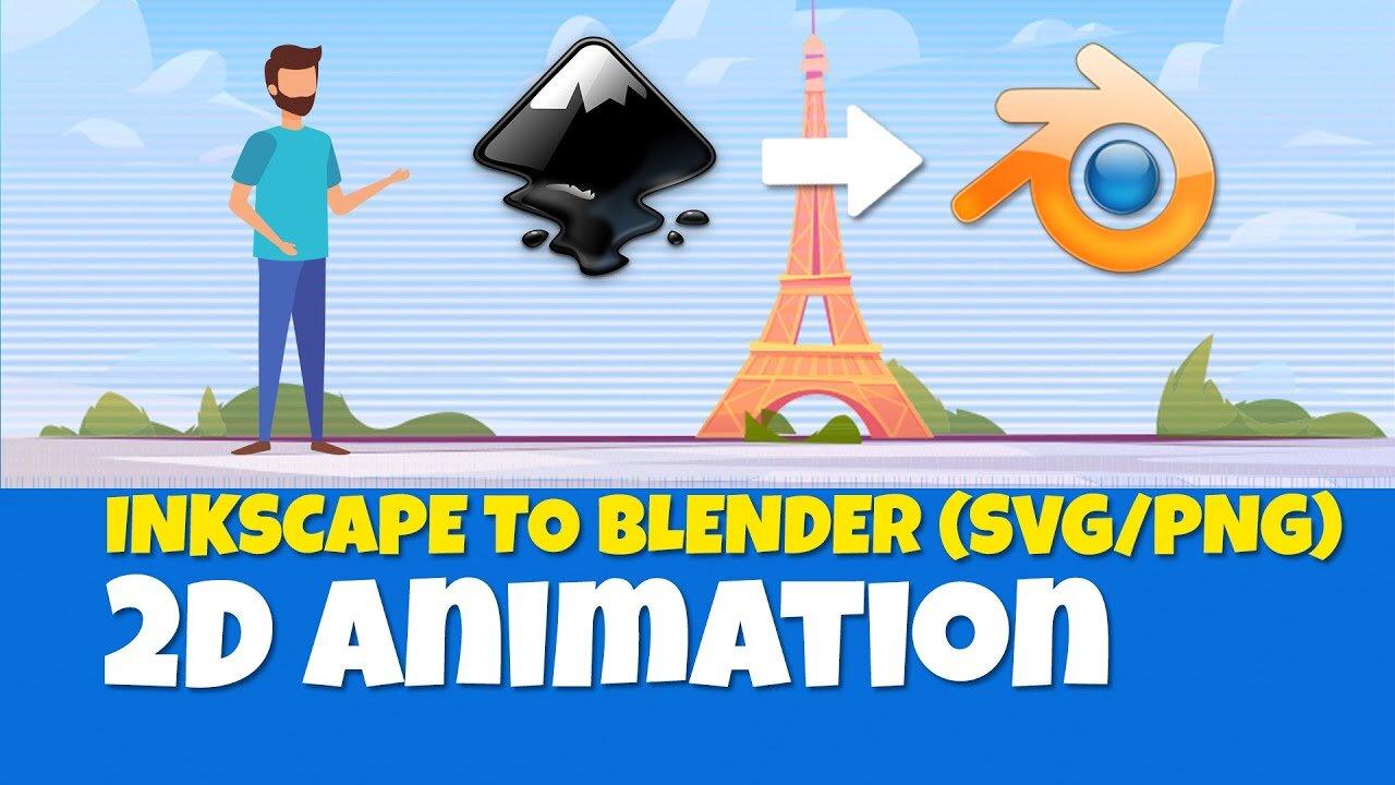 🐱Blender & Inkscape : Personagem 2D Parte - One News Page VIDEO