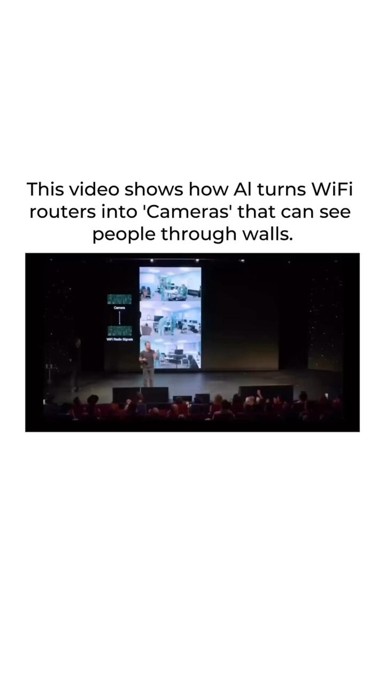 AI can see 👀 us through wall using Wi-Fi - One News Page VIDEO