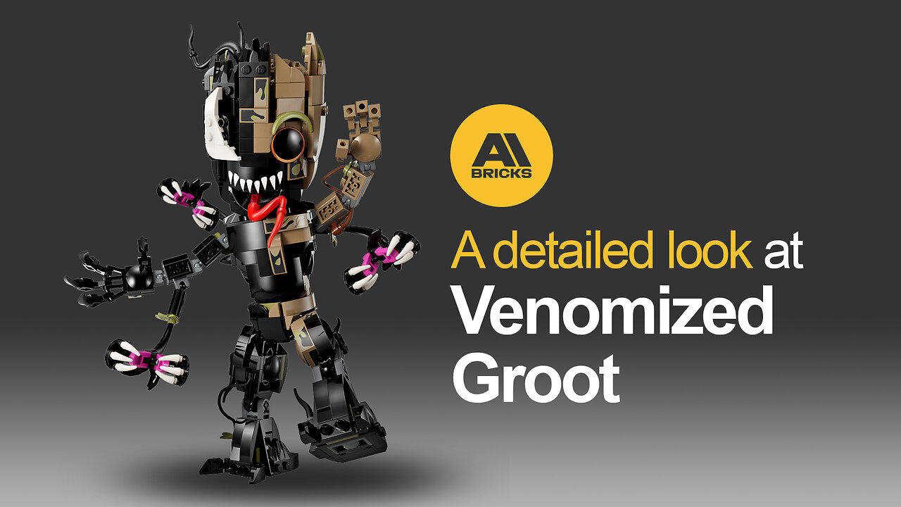 A detailed look at LEGO Marvel: Venomized Groot - One News Page VIDEO