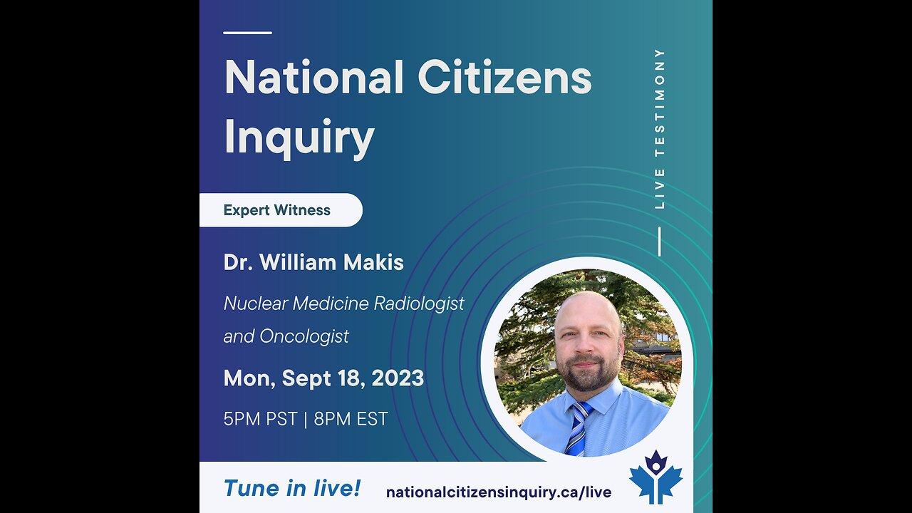 Dr. William Makis - September 18, 2023 - #NCI - One News Page VIDEO