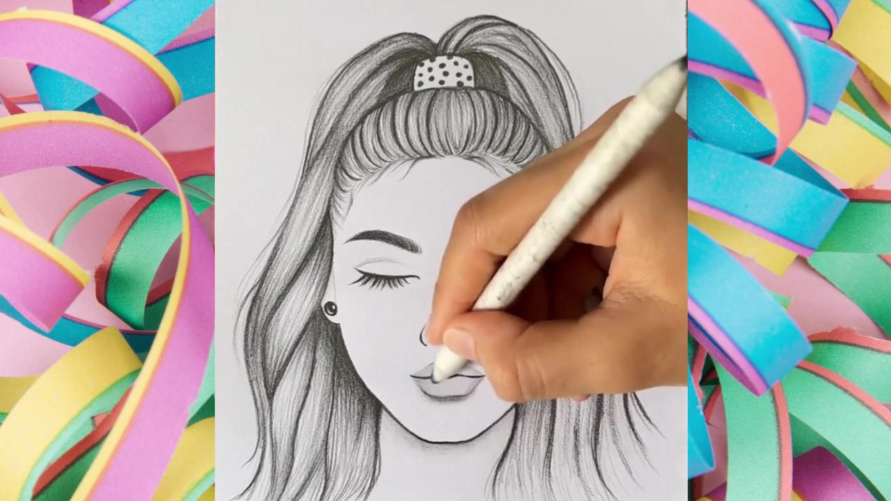 How to draw a beautiful girl step by step || - One News Page VIDEO