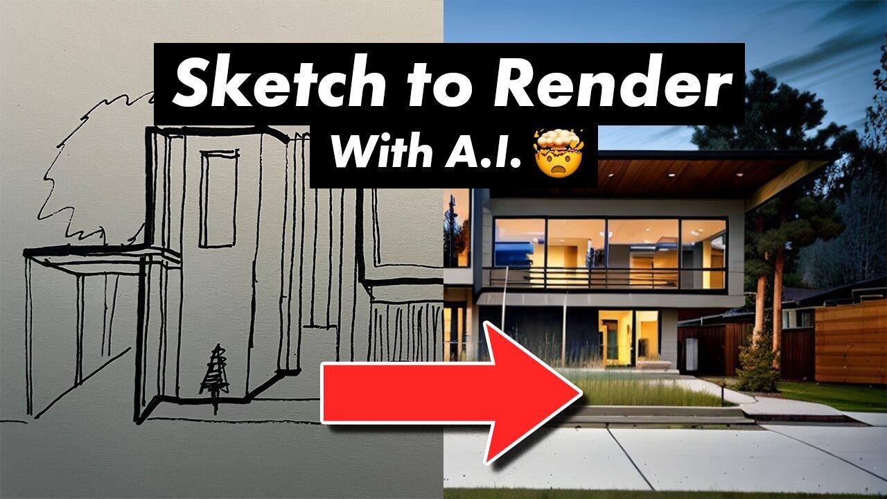 Create Realistic Renders From a Sketch Using AI - One News Page VIDEO