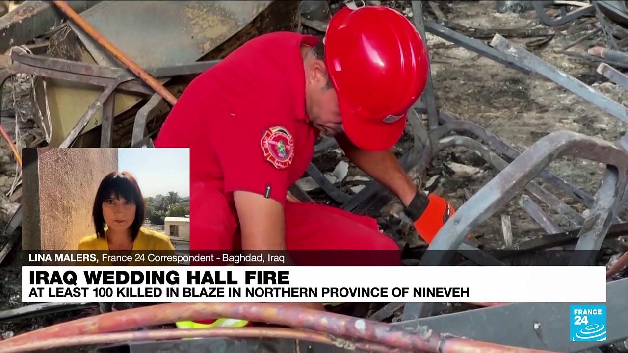 Iraq wedding fire: Venue built with - One News Page VIDEO