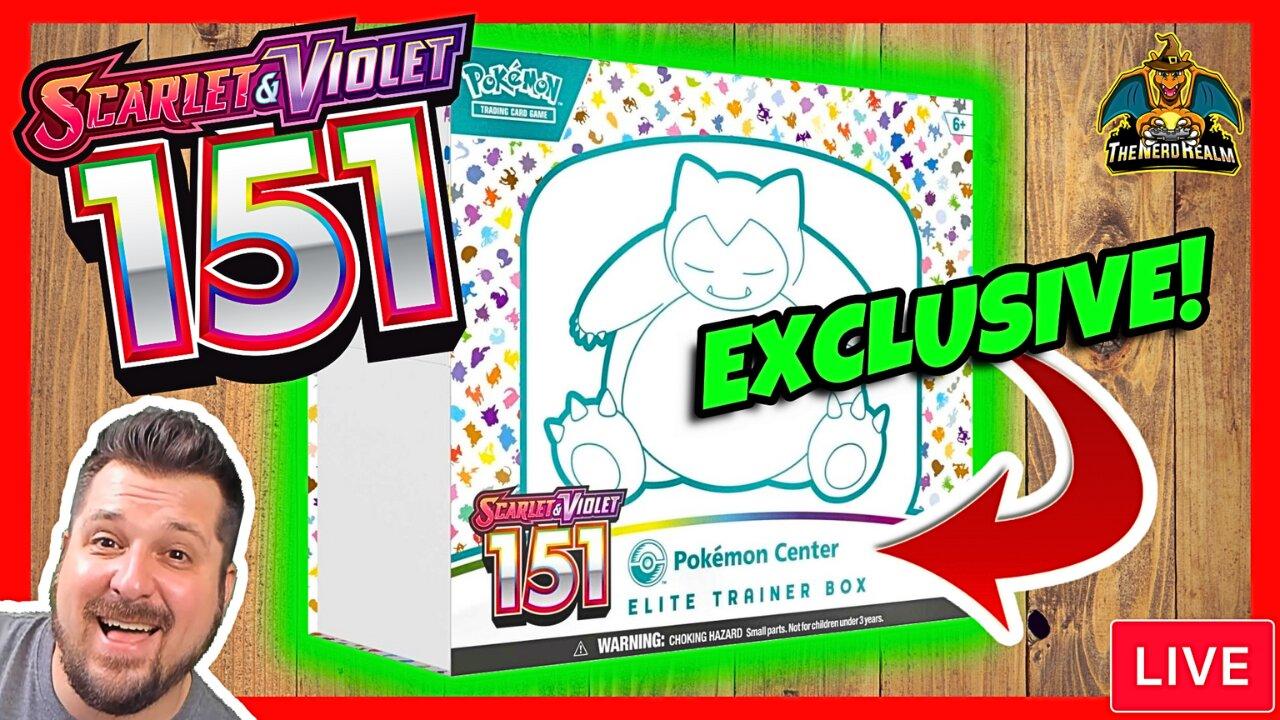 151 Exclusive Pokemon Center ETB! | Pokemon - One News Page VIDEO