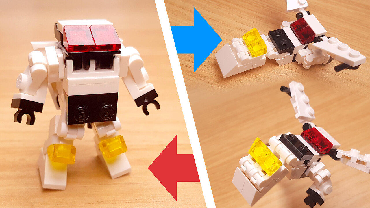 Triple changer mini LEGO transformer mech MOC - One News Page VIDEO
