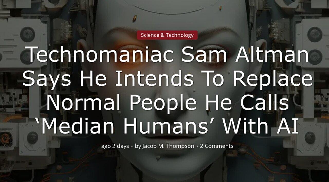 AI Will Replace Humans - One News Page VIDEO