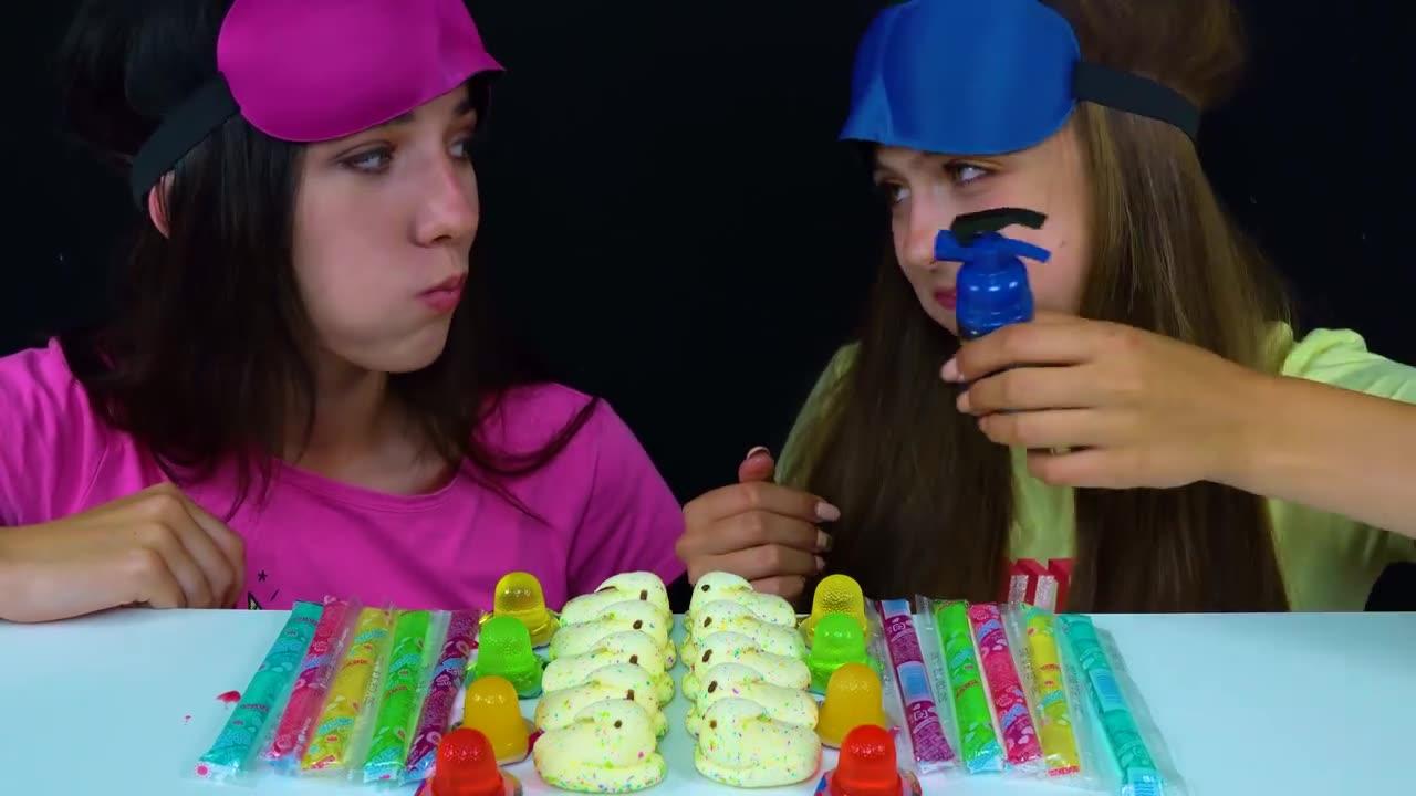 Candy Race with Closed Eyes (Gummy Eyeballs, - One News Page VIDEO