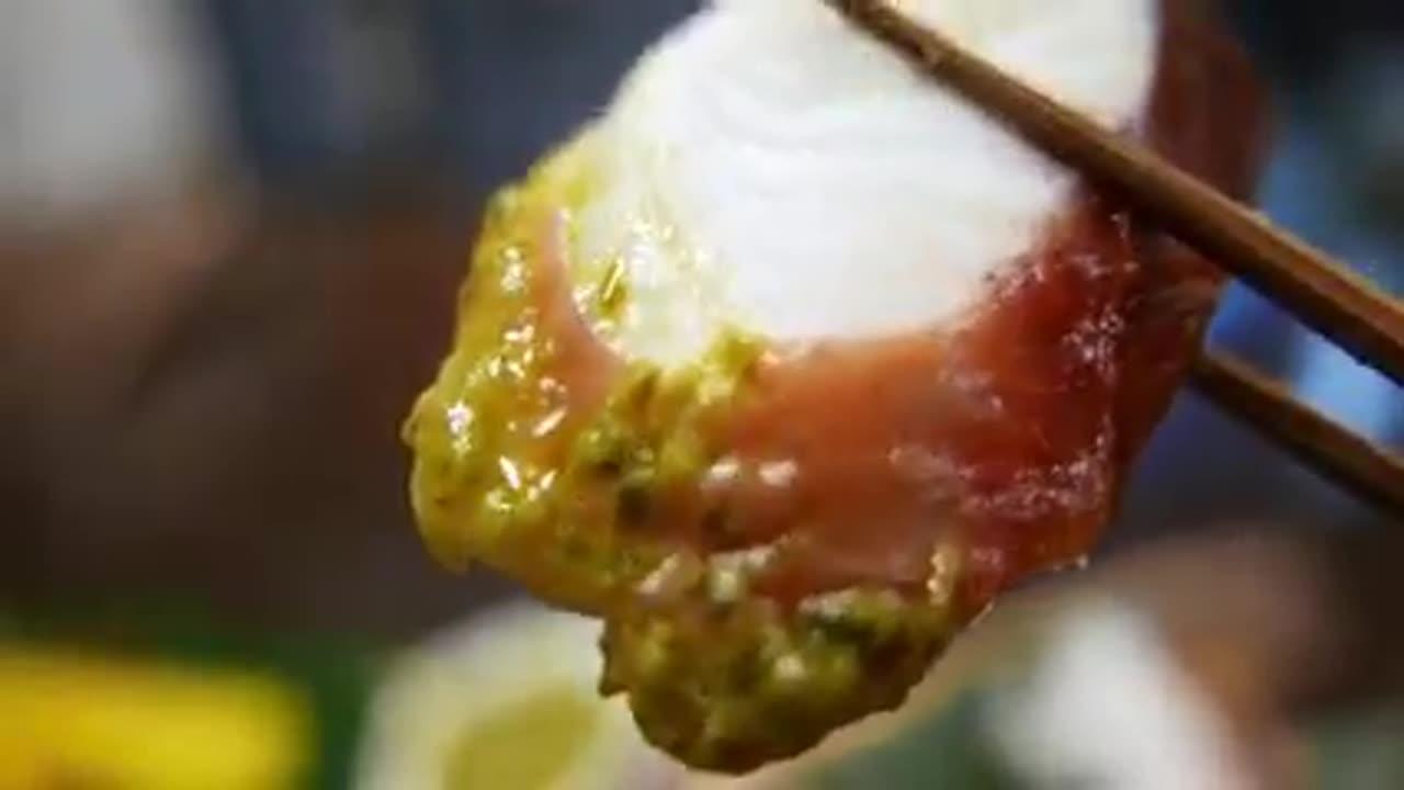 Amazing japanese sashimi - One News Page VIDEO