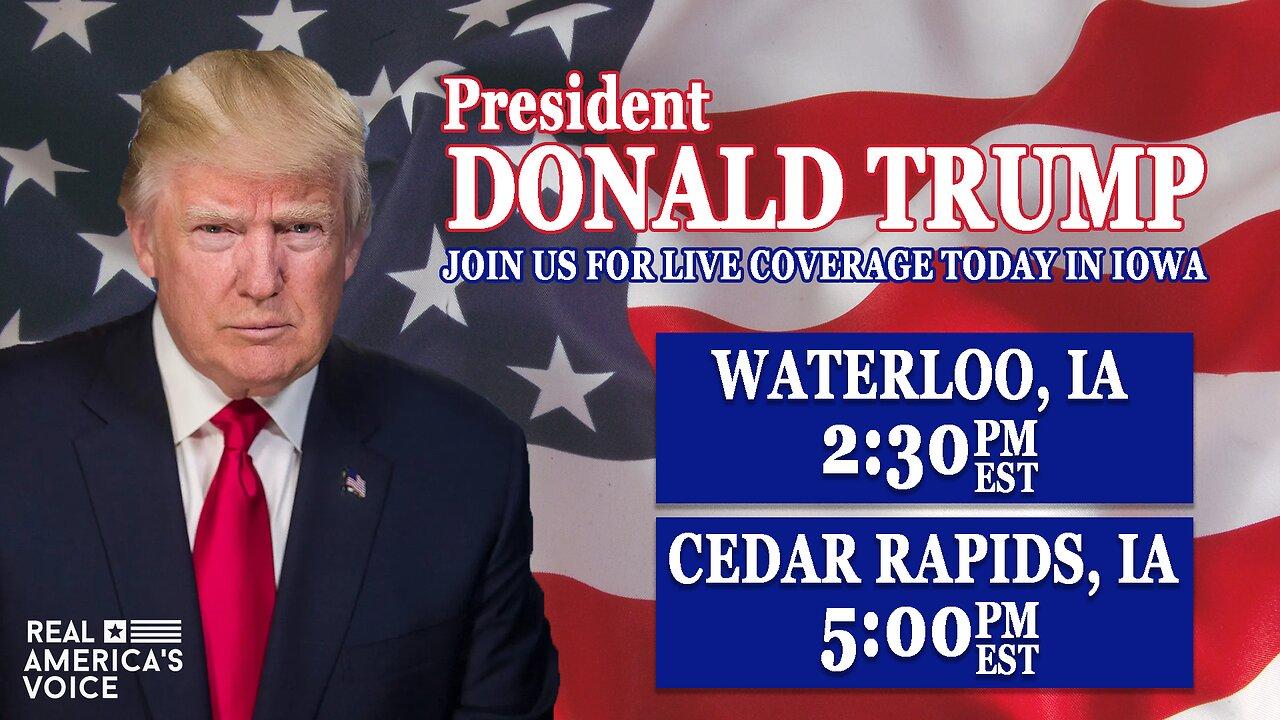 PRESIDENT TRUMP LIVE COVERAGE FROM IOWA 10-7-23 - One News Page VIDEO
