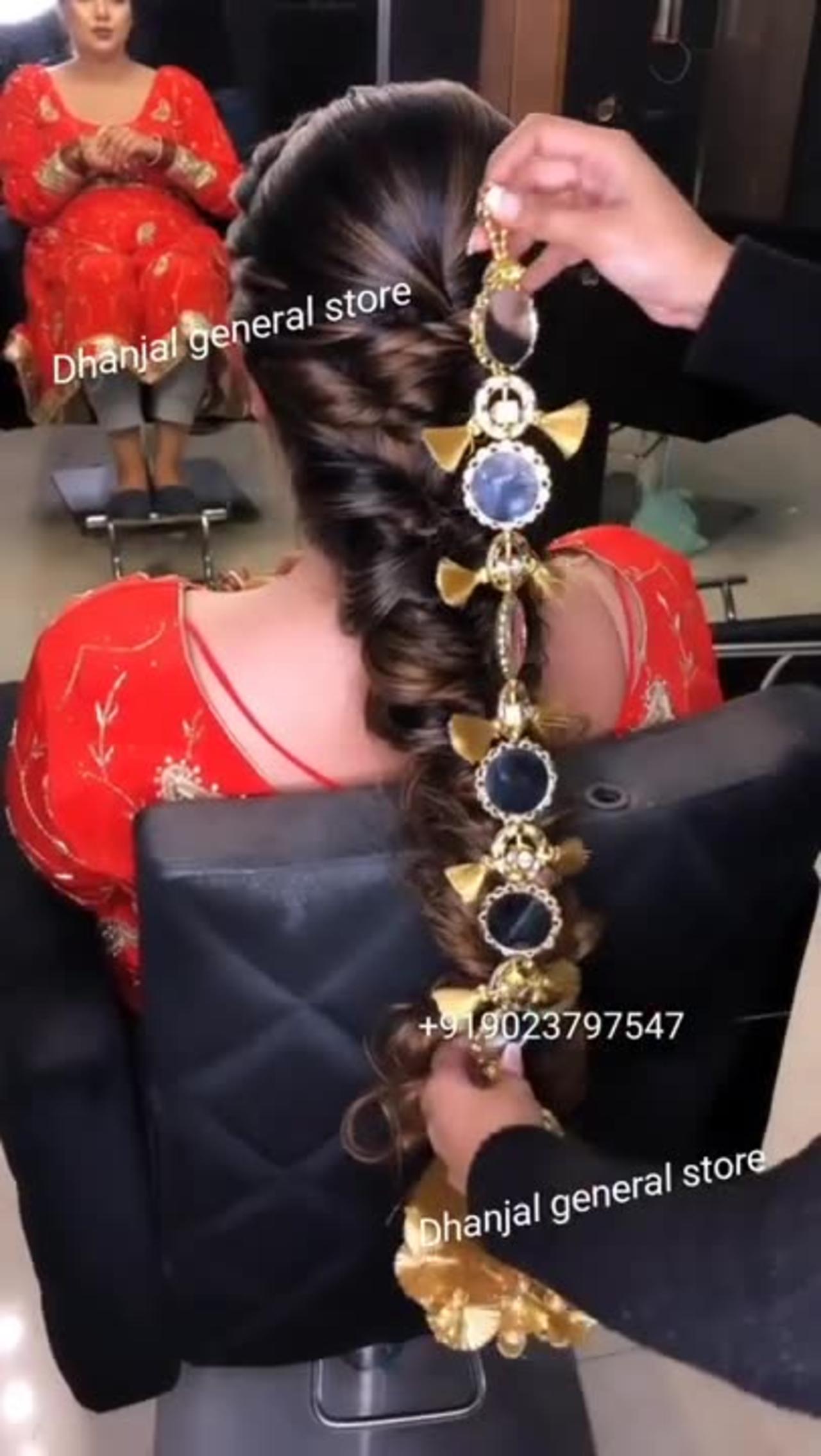 pakistani heavy paranda hairstyle makeup mp4. - One News Page VIDEO