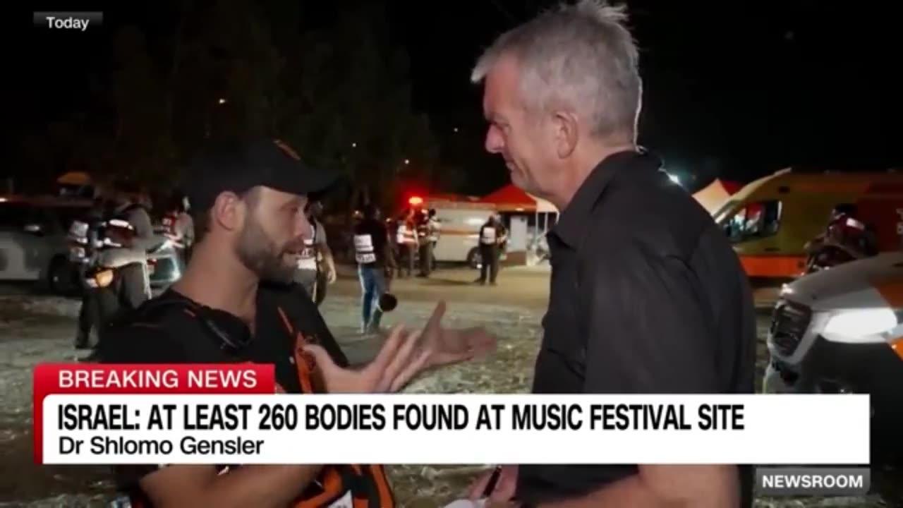 Brutal gory Israeli rave massacre with no blood - One News Page VIDEO