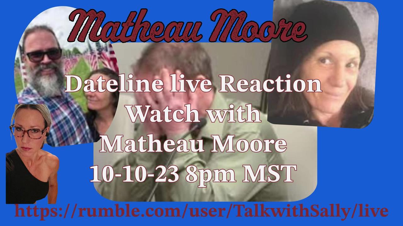 Matheau Moore Dateline live Reaction - One News Page VIDEO