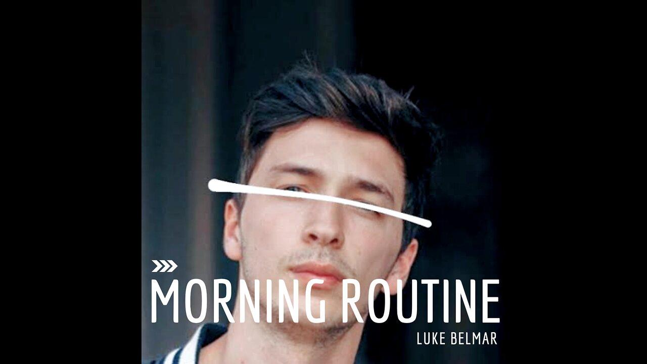 Luke Belmar talks about his morning routine - One News Page VIDEO