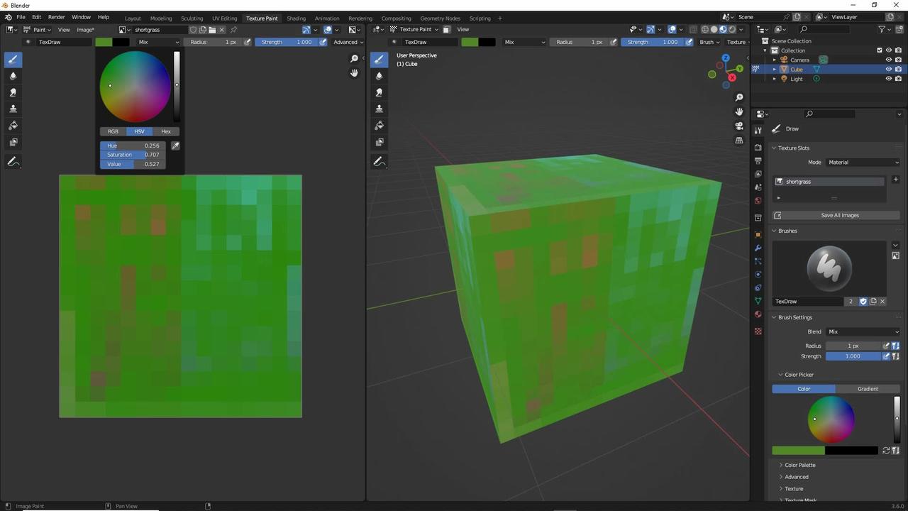 Paint Minecraft 'Short grass' Texture - One News Page VIDEO