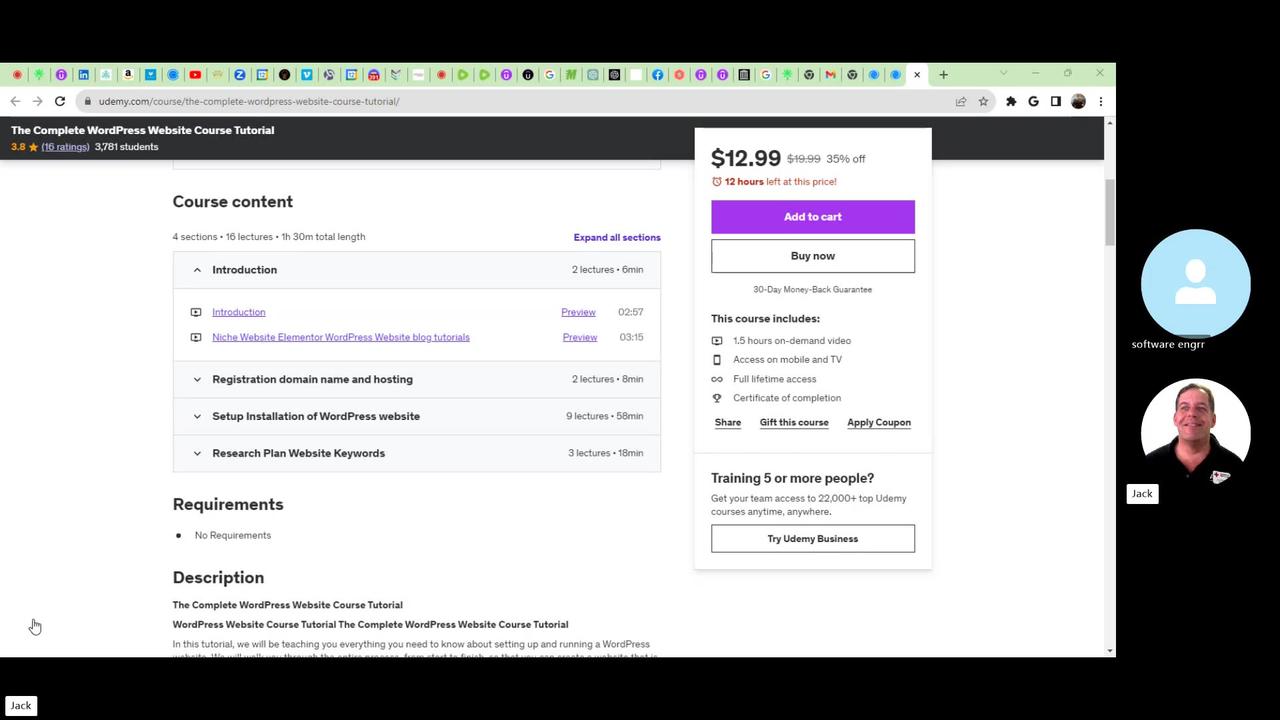 Introduction Udemy Courses With Jack Bosma And - One News Page VIDEO